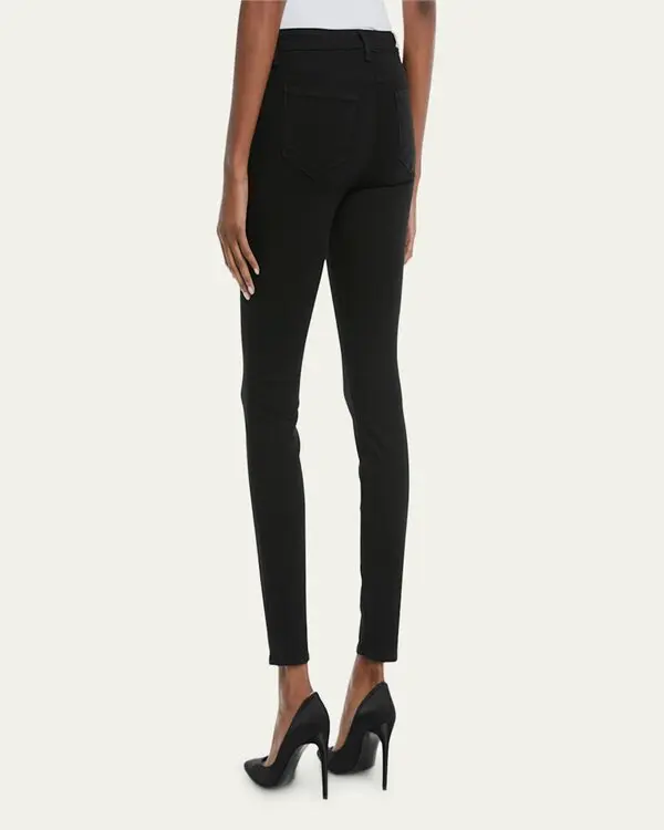 L'Agence Marguerite High-rise Skinny Jeans - Noir