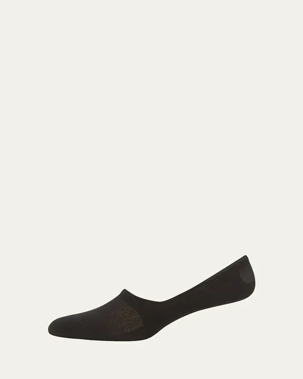 Pantherella Seville Short Invisible Socks - Black