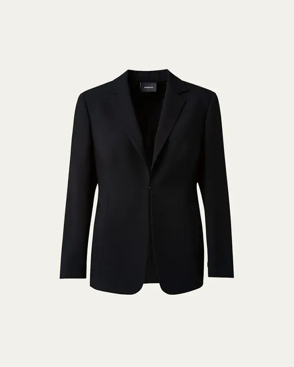 Akris Odette Wool Blazer