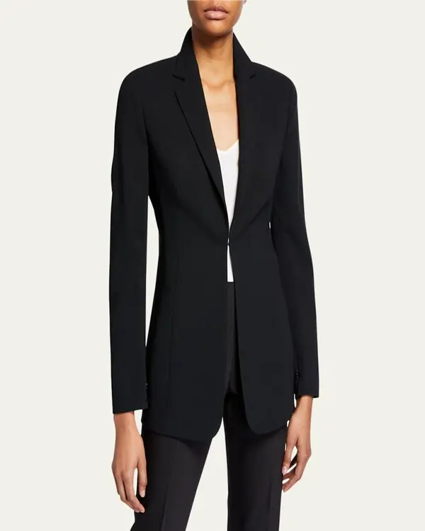 Akris Odette Wool Blazer