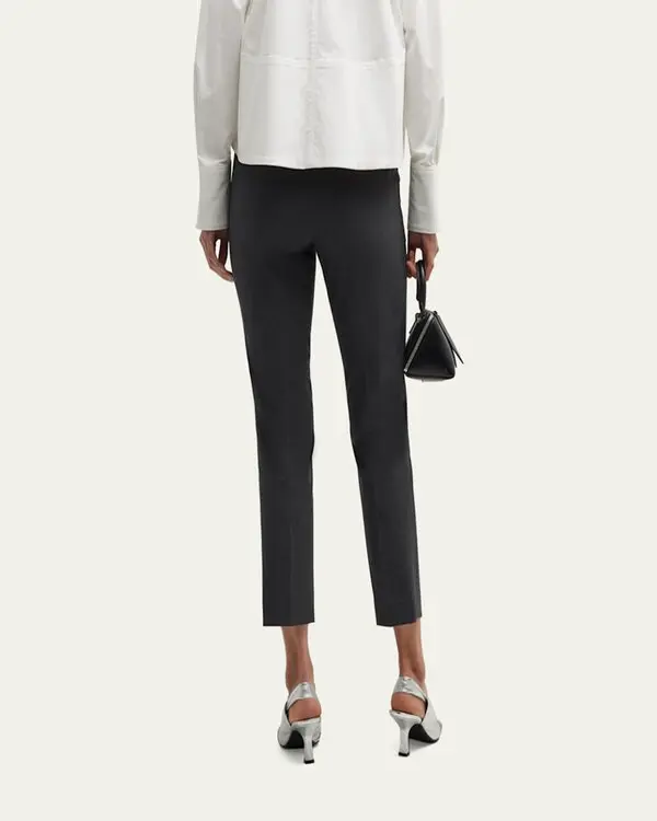 Theory Treeca Good Wool Cropped Pants