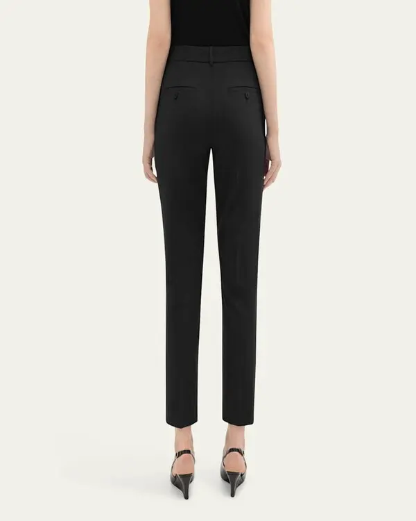 Theory Treeca Good Wool Cropped Pants