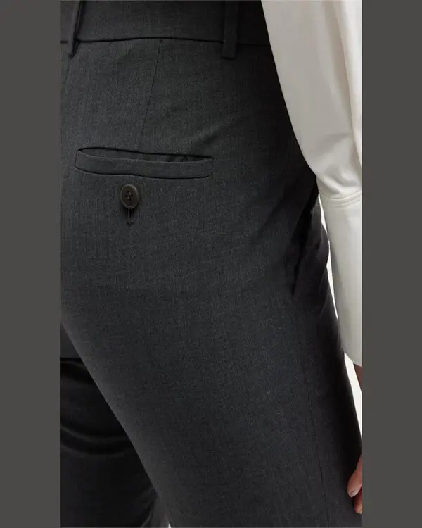 Theory Treeca Good Wool Cropped Pants