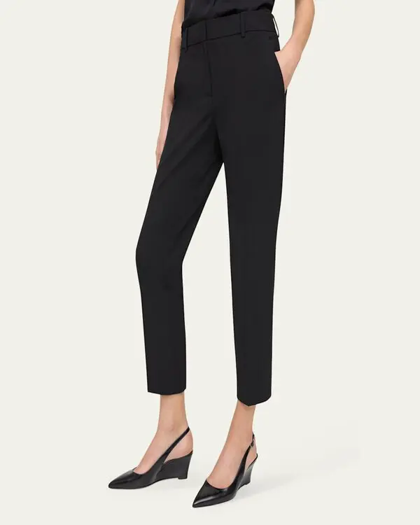 Theory Treeca Good Wool Cropped Pants