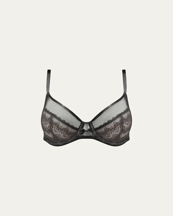 Chantelle Revele Moi Perfect Fit Underwire Bra - Black