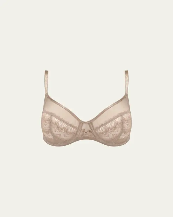 Chantelle Revele Moi Perfect Fit Underwire Bra - Nubuck