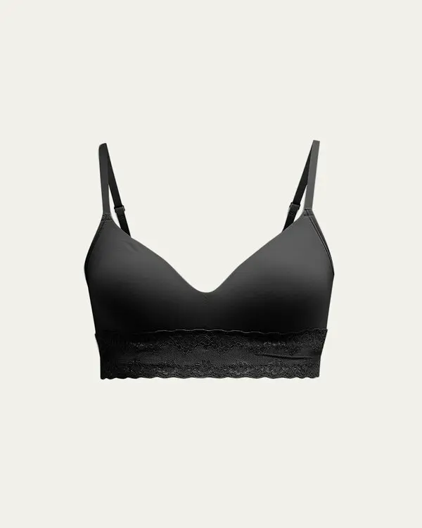 Natori Bliss Perfection Contour Soft-cup Bra - Black