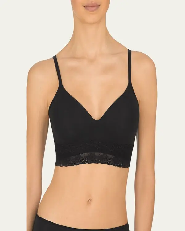 Natori Bliss Perfection Contour Soft-cup Bra - Black