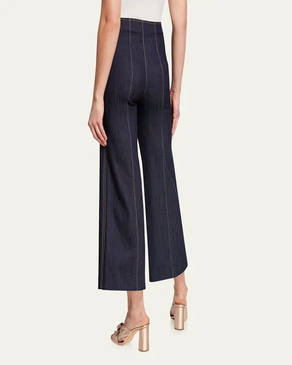 Cinq À Sept Azure Stitched Pants