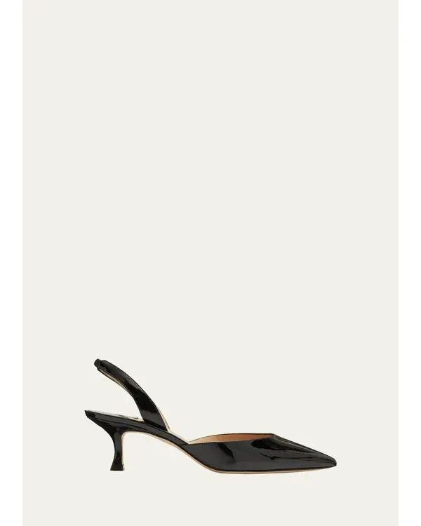 Manolo Blahnik Carolyne Slingback Pumps - Black