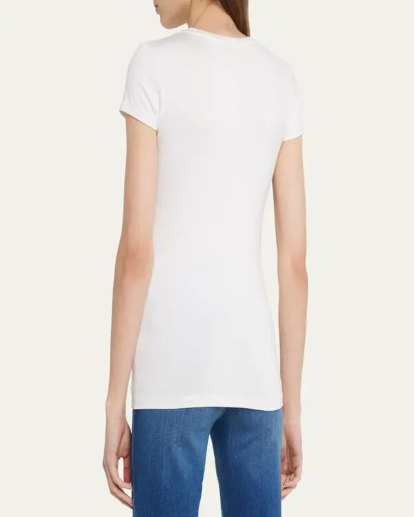 L'Agence Ressi Short-sleeve Tee - White