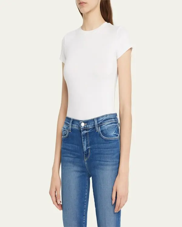 L'Agence Ressi Short-sleeve Tee - White