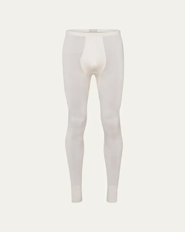 Hanro Woolen Silk Longleg - Ivory