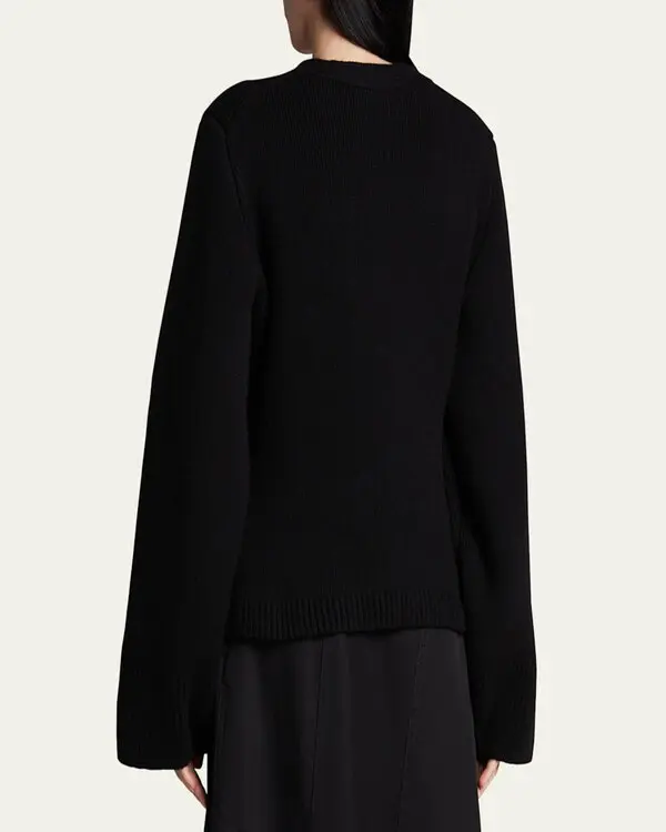 Khaite Cashmere Cropped Cardigan - White