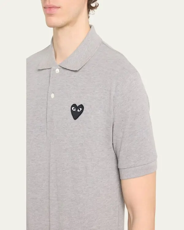 Comme Des Garçons Heart Polo Shirt
