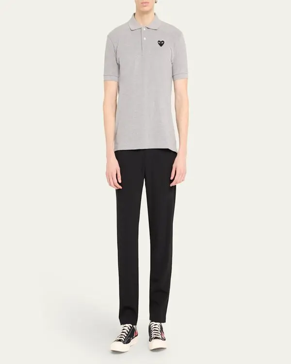 Comme Des Garçons Heart Polo Shirt