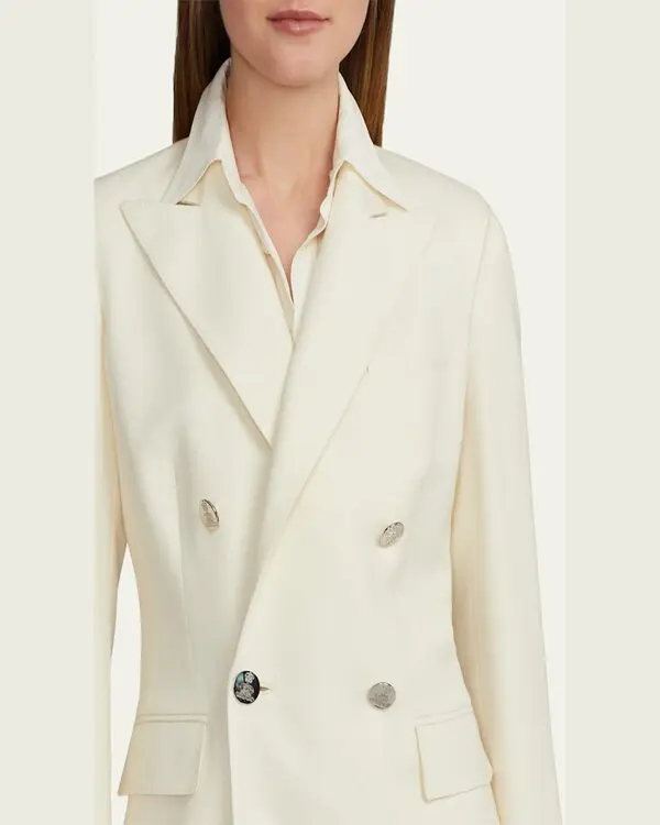 Ralph Lauren Camden Cashmere Jacket - Cream