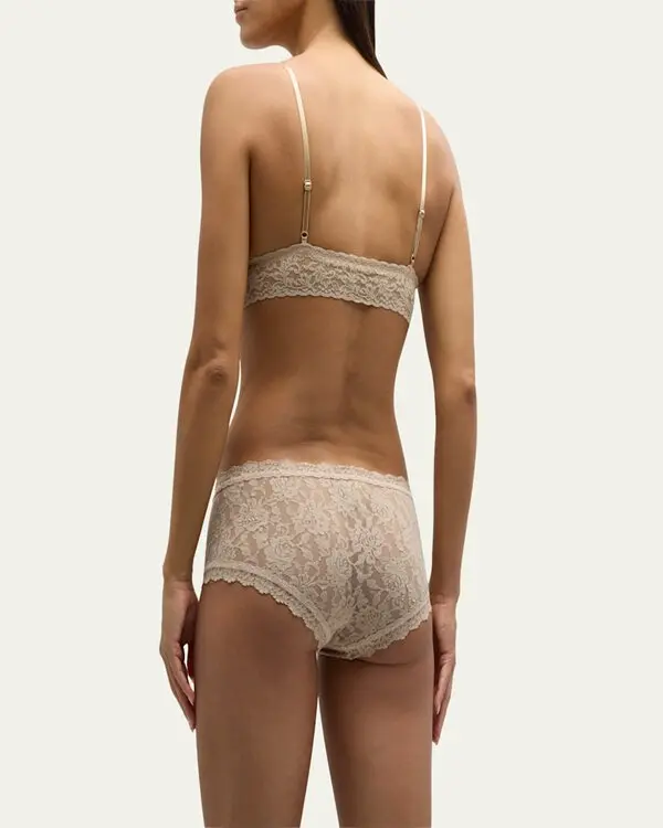 Hanky Panky Signature Lace Padded Triangle Bralette - Chai