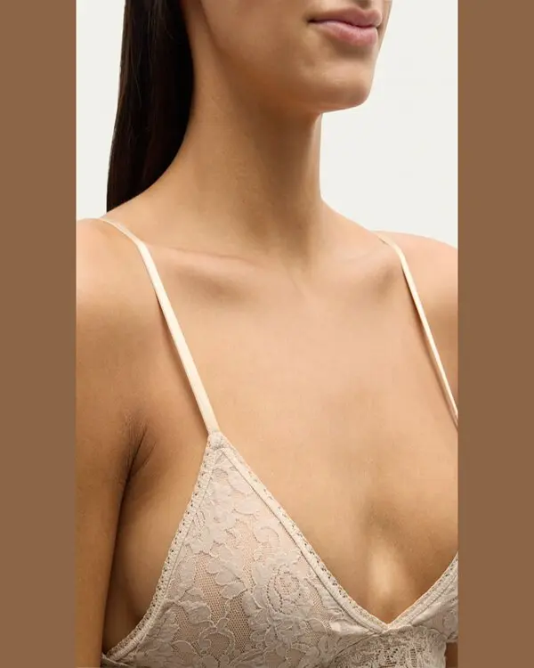 Hanky Panky Signature Lace Padded Triangle Bralette - Chai