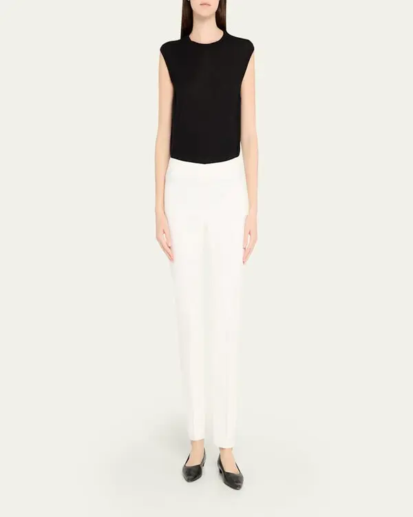 Akris Melissa Skinny Pants - Ivory