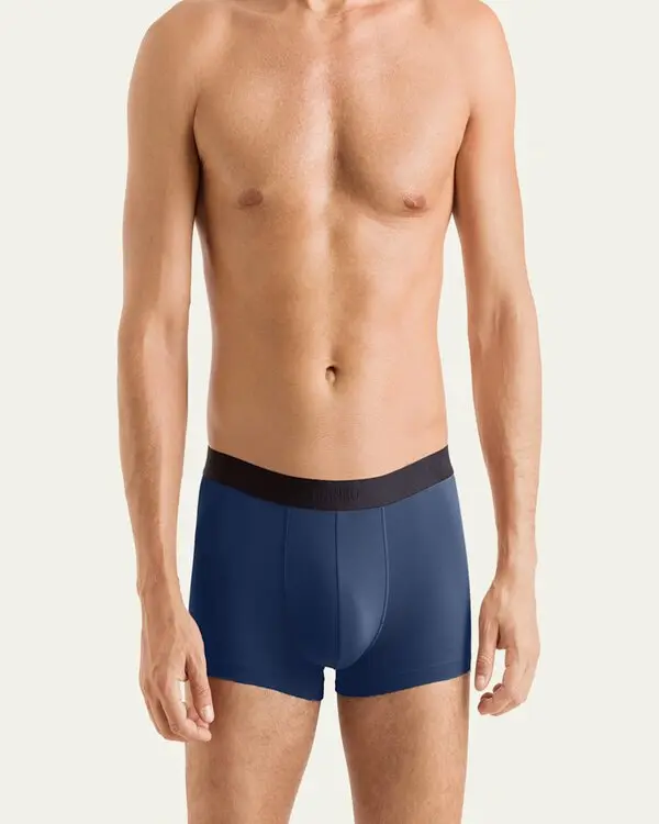 Hanro Micro Touch Boxer Brief - Navy