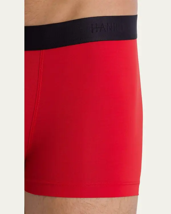 Hanro Micro Touch Boxer Brief - Navy