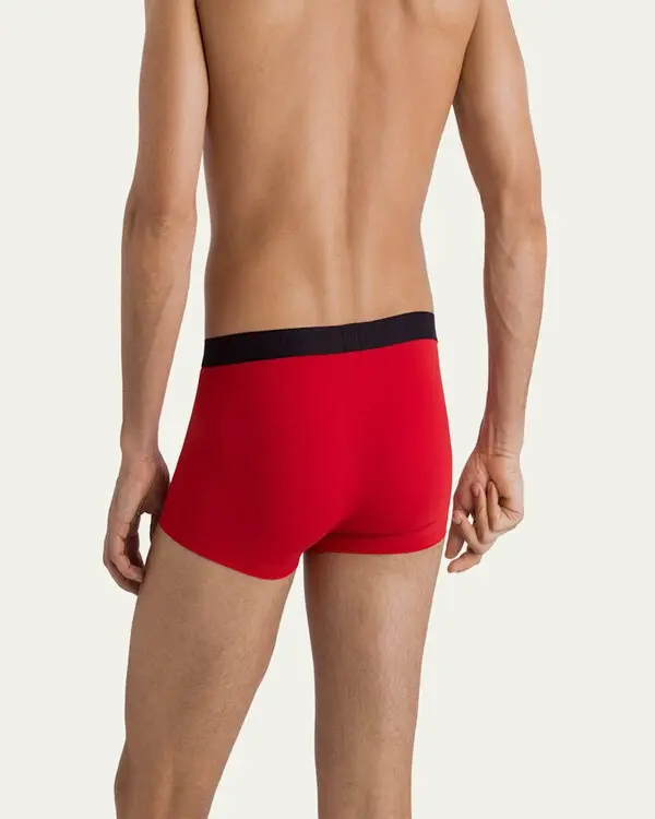 Hanro Micro Touch Boxer Brief - Navy