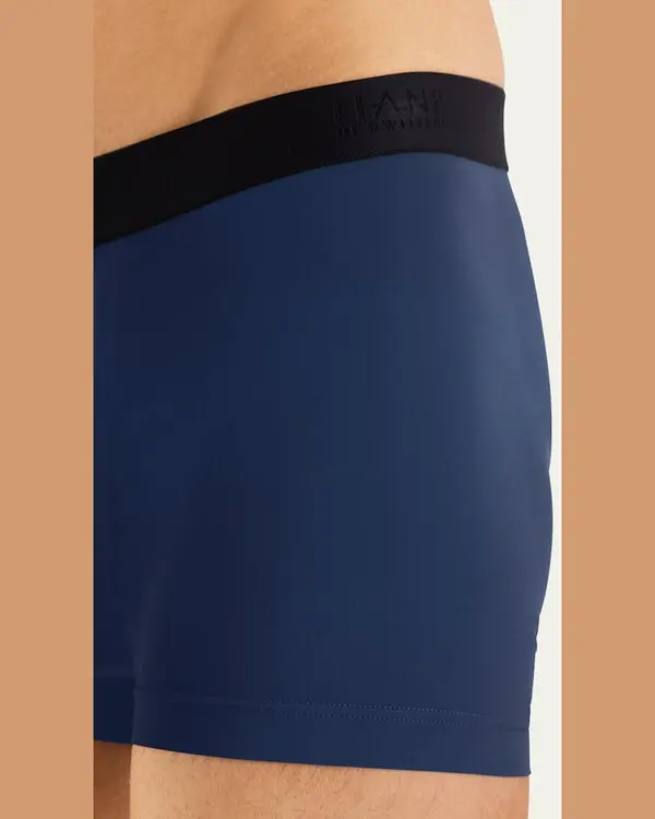 Hanro Micro Touch Boxer Brief - Navy