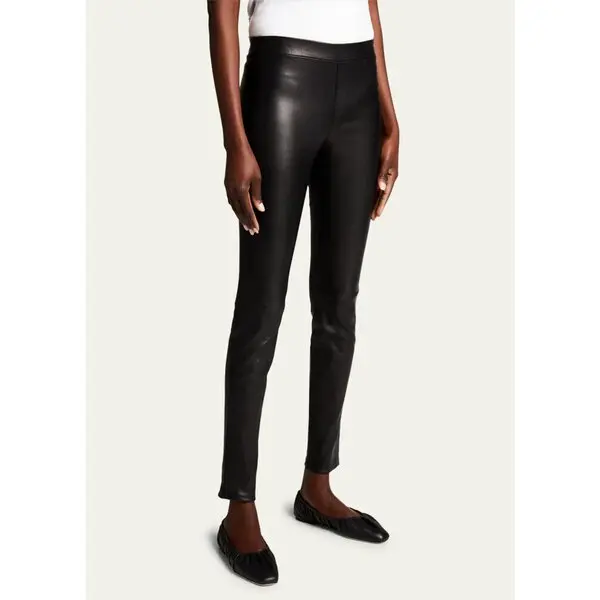 Theory Adbelle Skinny Leather Leggings