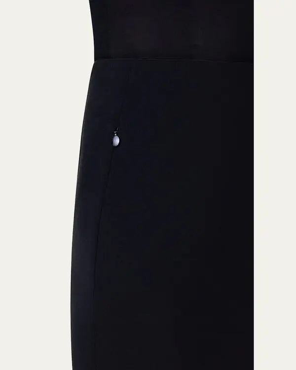 Akris Stretch-jersey Above-knee Skirt