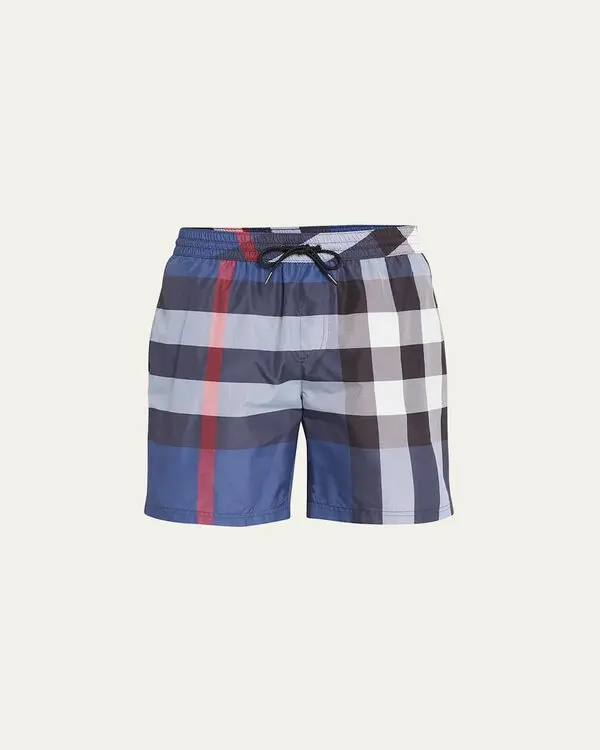 Burberry Guildes Signature Check Swim Trunks