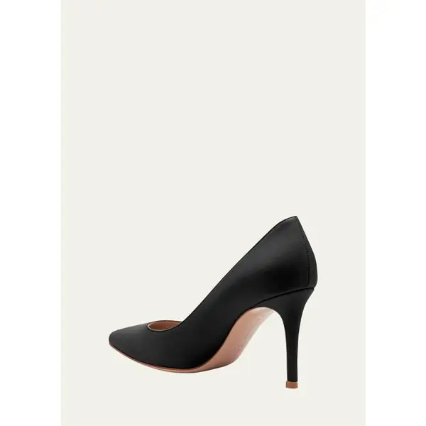 GIANVITO ROSSI 85 Vitello Leather Pumps
