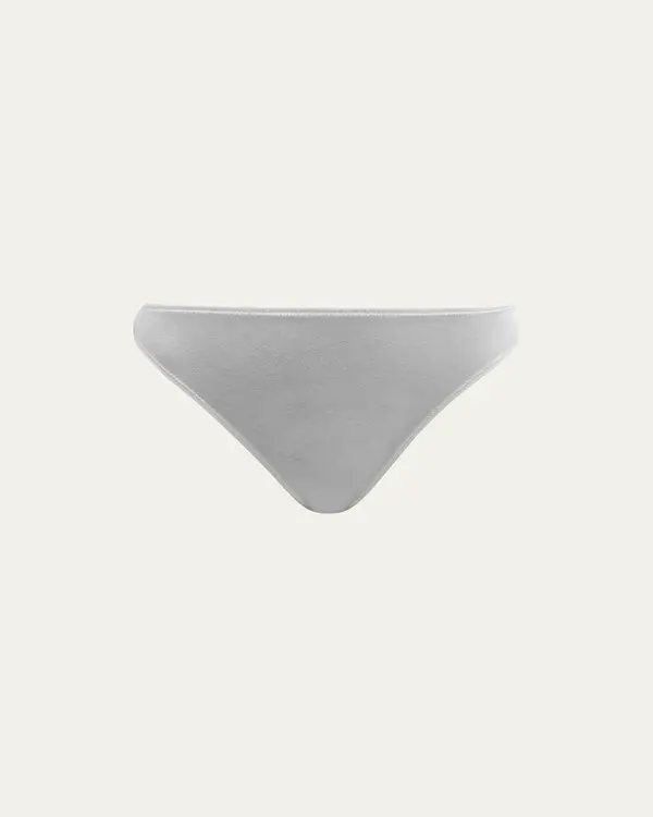 Skin Galen Whisper Weight High-leg Bikini Briefs - White