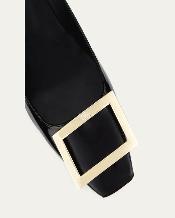 ROGER VIVIER Trompette 70mm Patent Pumps