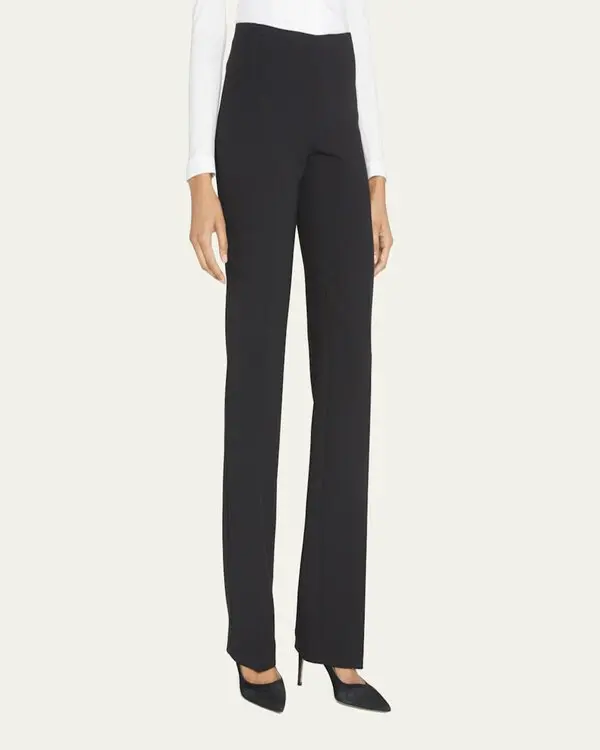 Akris Carol Classic Flat-front Pants