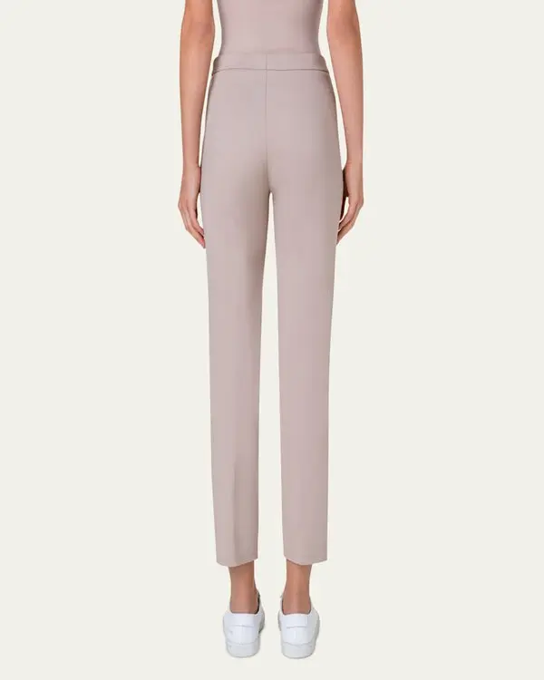Akris Franca Cropped Trousers - Light Brown