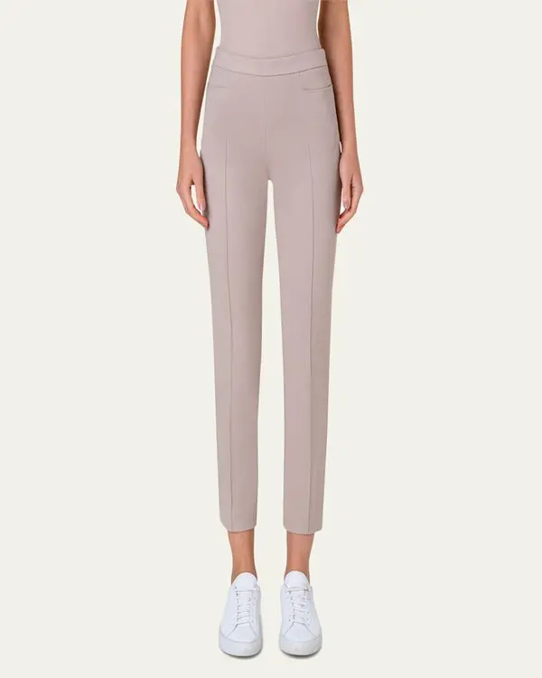 Akris Franca Cropped Trousers - Light Brown