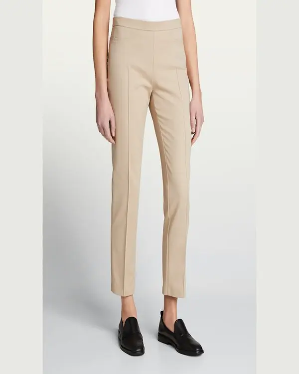 Akris Franca Cropped Trousers - Light Brown