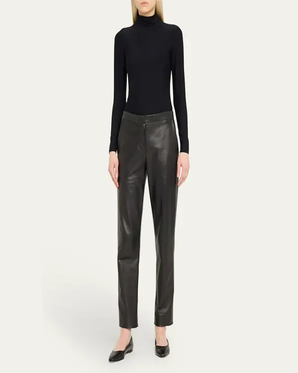 Commando Butter Turtleneck Bodysuit - Black
