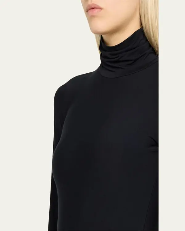 Commando Butter Turtleneck Bodysuit - Black