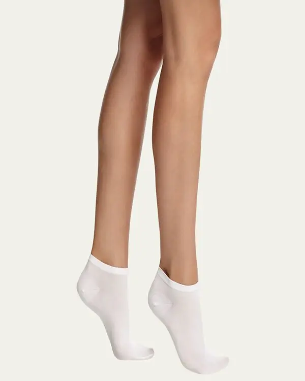 Wolford Knit Slip Socks - White