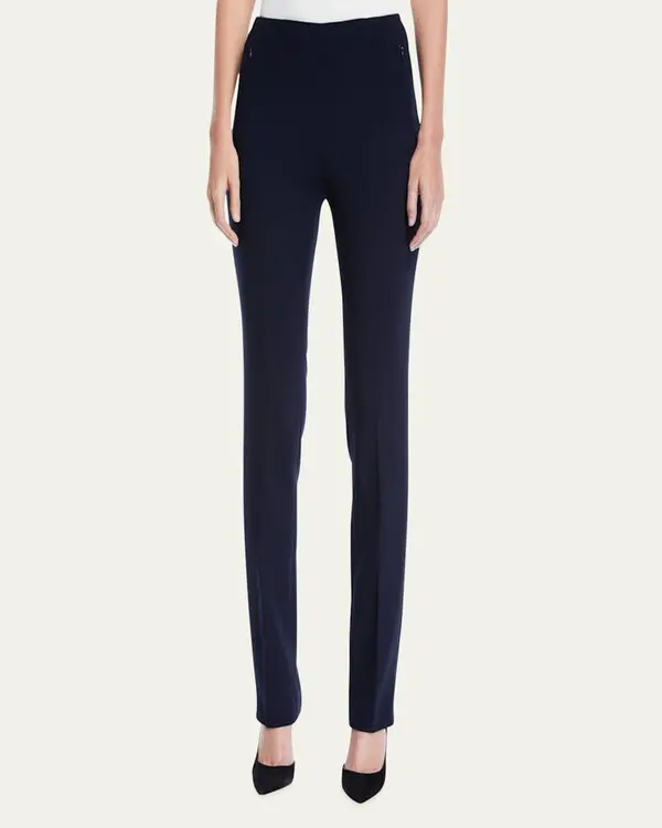 Akris Constance Double-face Wool Pants