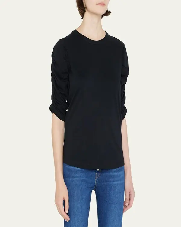 Veronica Beard Waldorf Tee - Black