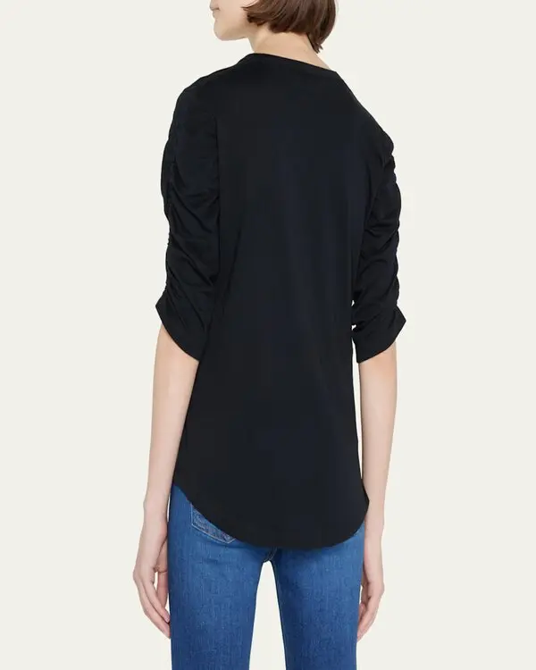 Veronica Beard Waldorf Tee - Black