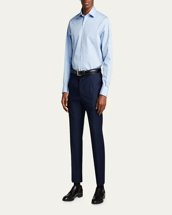 Bergdorf Goodman Poplin French-cuff Dress Shirt