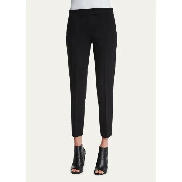 Akris Frankie Slim-leg Ankle Pants