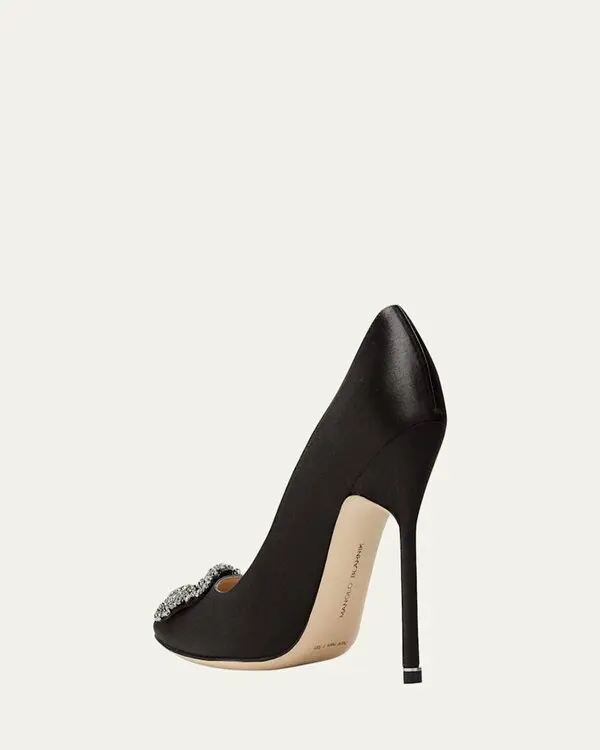 Manolo Blahnik Hangisi 115mm Satin Pump