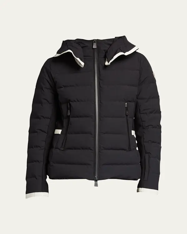 Moncler Lamoura Fitted Down Ski Jacket