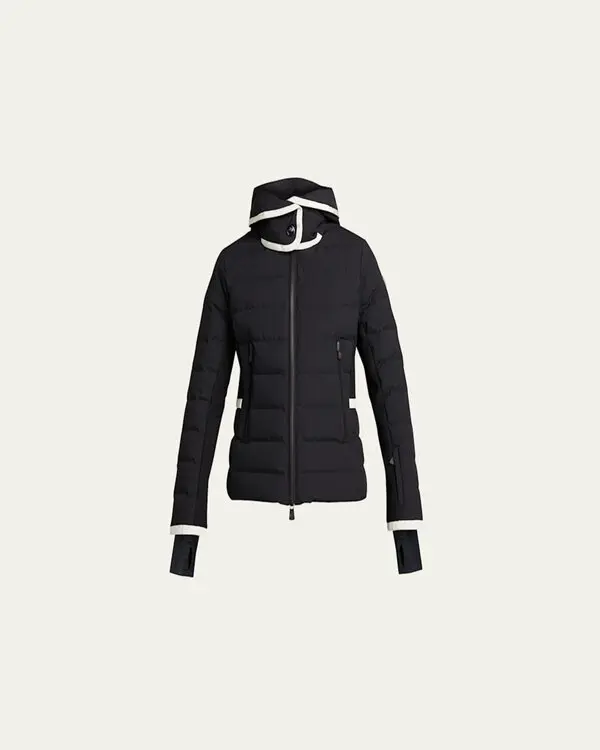 Moncler Lamoura Fitted Down Ski Jacket