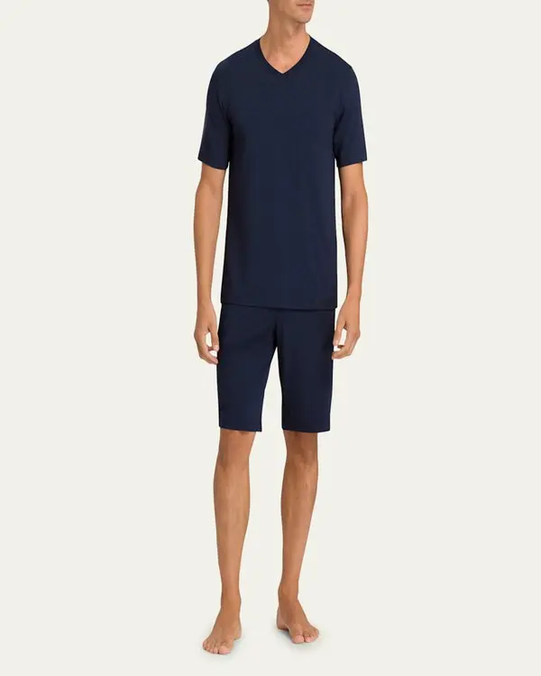 Hanro Casual Lounge Shorts - Navy